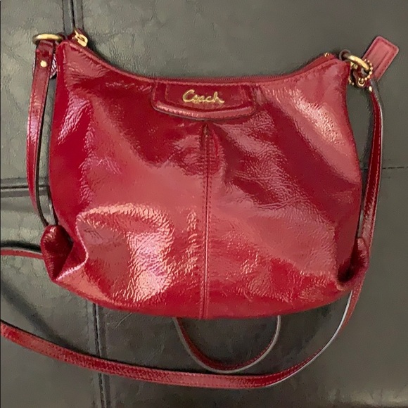 Coach | Bags | Vintage Coach Patent Leather Red Crossbody Bag | Poshmark